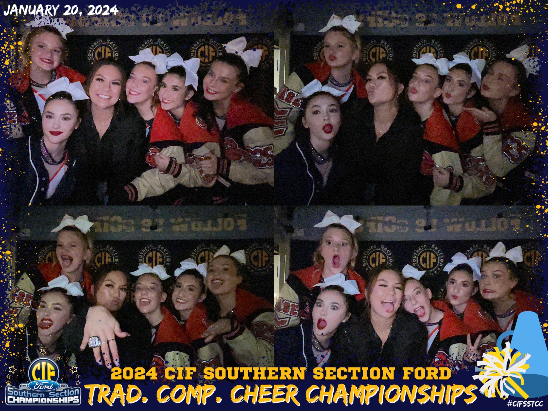 1/20/24 CIF-SS Ford Traditional Competitive Cheer Championships @ ML ...