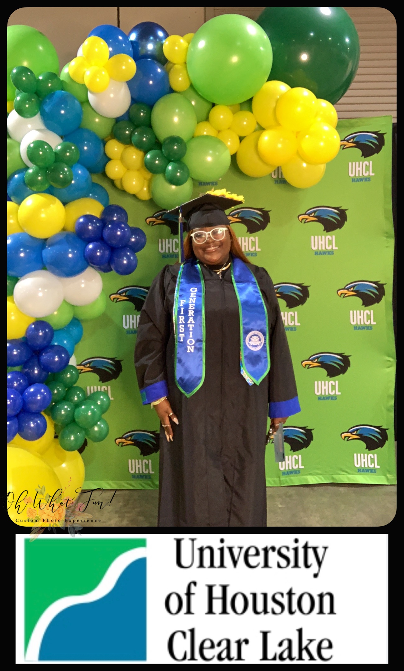 UHCL GRADUATION DEC 2022. OHWHATFUN 713-705-8750